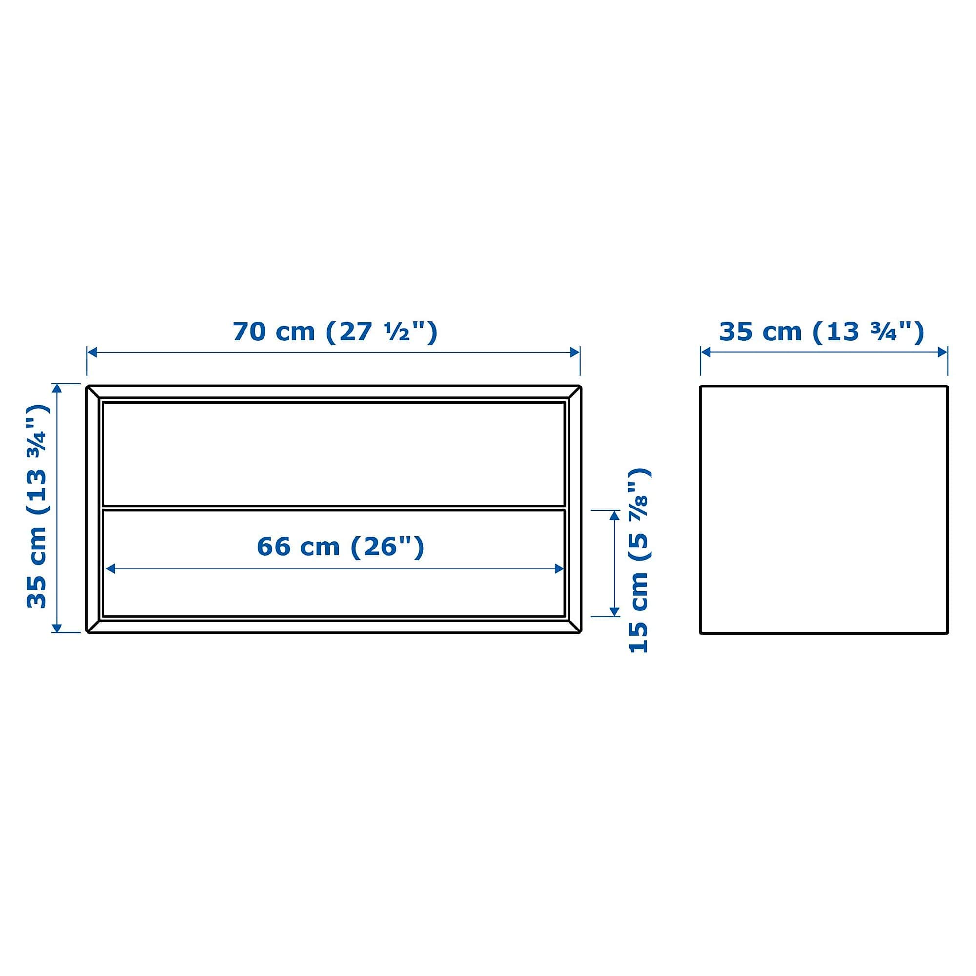 IKEA Eket Cabinet with 2 Drawers, White