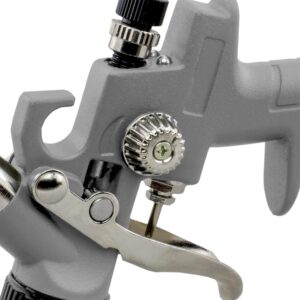 NuMax SPS08 Pneumatic 0.8mm Tip Mini HVLP Gravity Feed Spray Gun with 125cc Plastic Cup