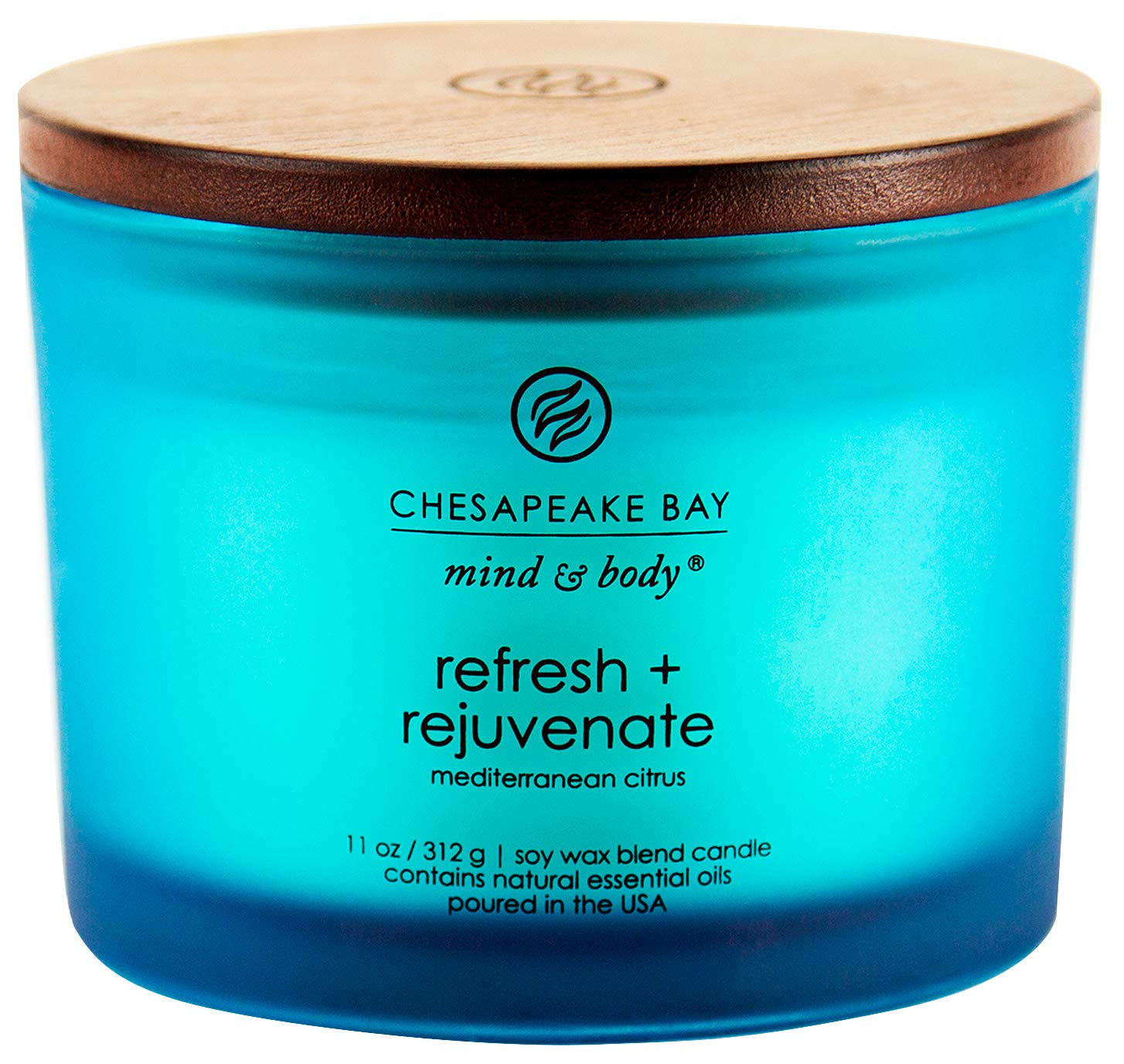 Chesapeake Bay Candle PT41327 Scented Candle, Refresh + Rejuvenate (Mediterranean Citrus), Coffee Table