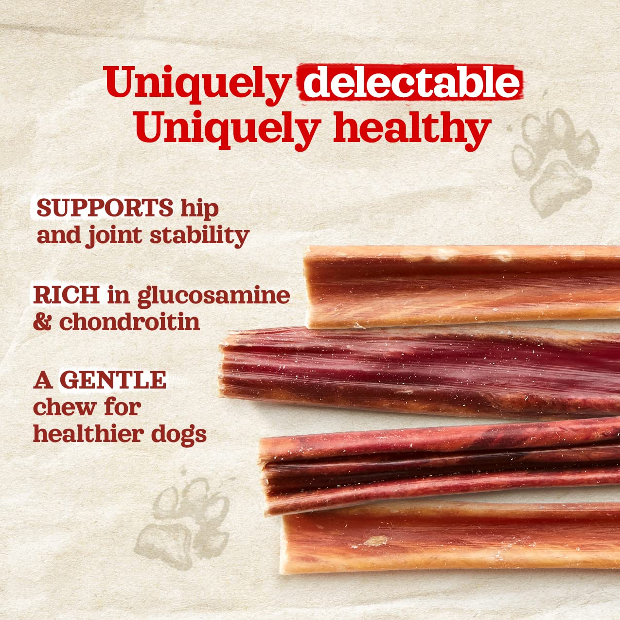 Natural Farm Gullet Sticks (6 Inch, 25 Pack), Grain-Free, Preservative-Free & Fully Digestible Beef Esophagus – Gentle Yet Effective Fun - Best for Light, Pups & Senior Chewers