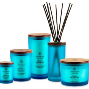 Chesapeake Bay Candle PT41327 Scented Candle, Refresh + Rejuvenate (Mediterranean Citrus), Coffee Table