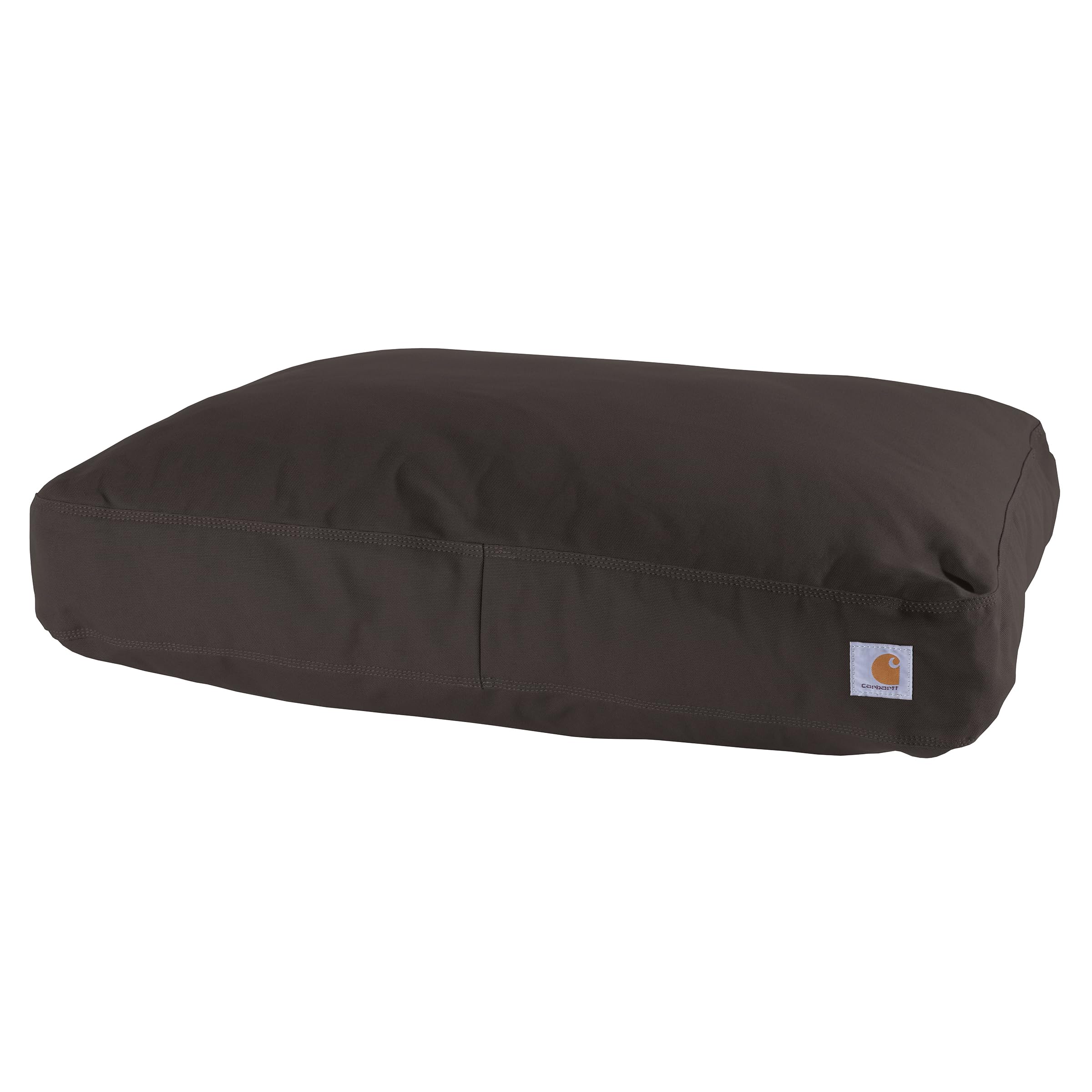 Carhartt Gear P0000273 Large Pet Bed - One Size Fits All - Dark Brown, 28.0"L x 20.0"W x 4.3"Th