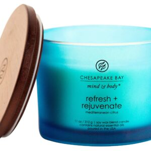 Chesapeake Bay Candle PT41327 Scented Candle, Refresh + Rejuvenate (Mediterranean Citrus), Coffee Table