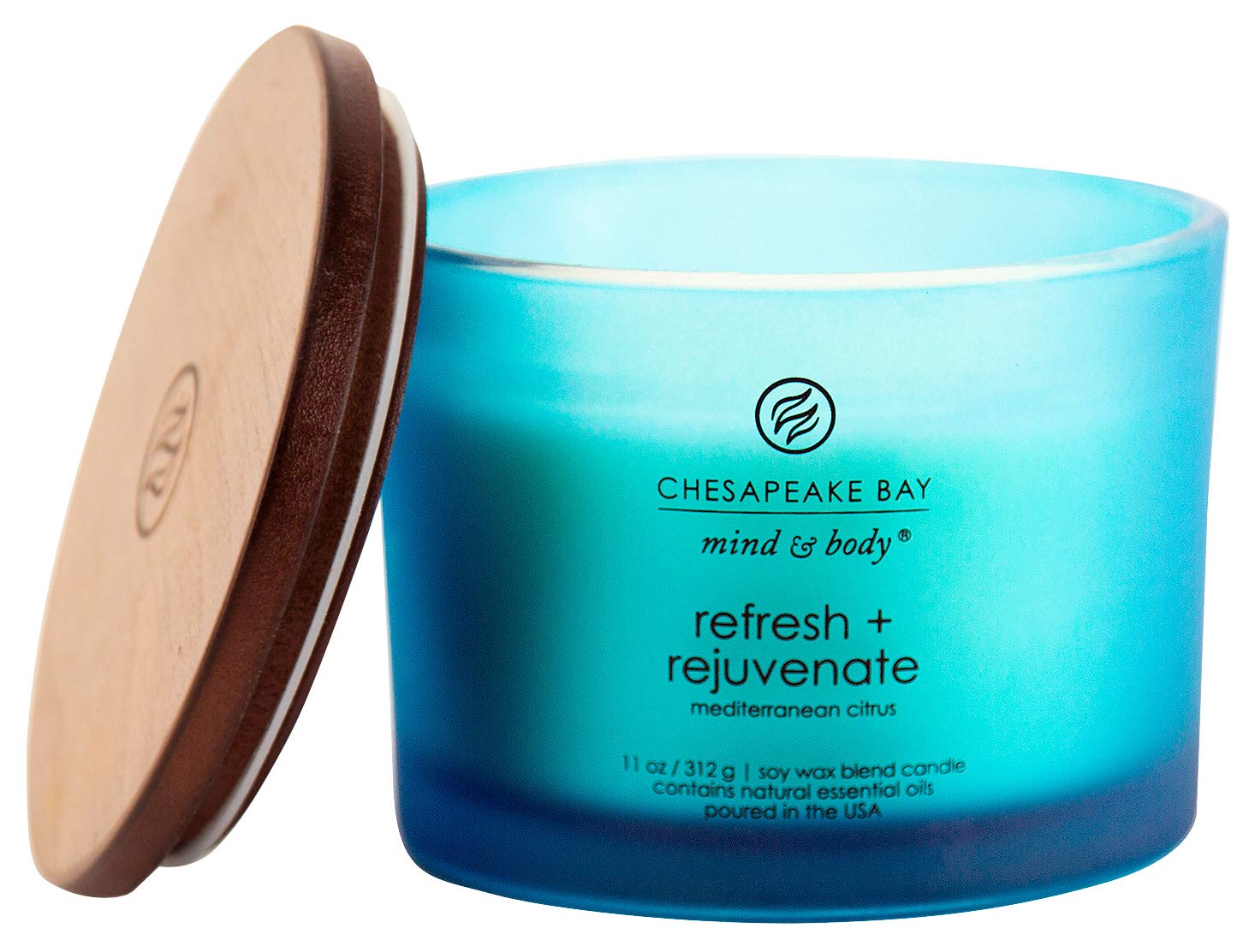 Chesapeake Bay Candle PT41327 Scented Candle, Refresh + Rejuvenate (Mediterranean Citrus), Coffee Table