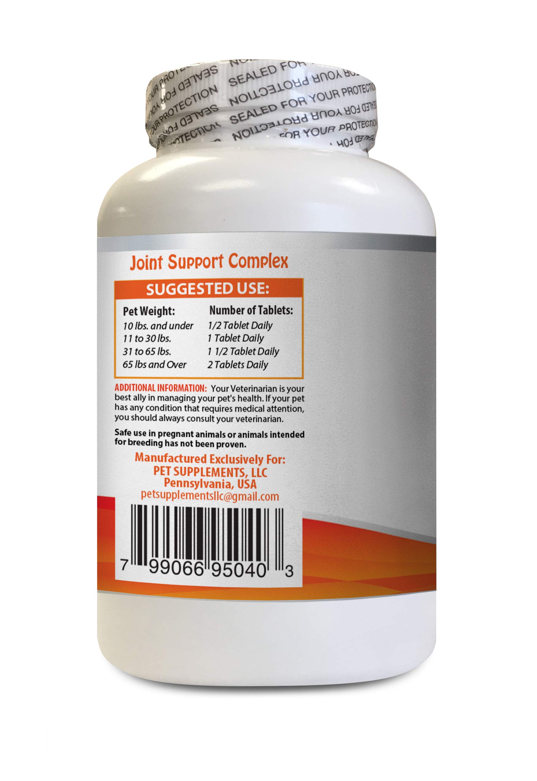 cat Bone Supplement - Pets Joint Support with Turmeric and MSM - Dogs and Cats - Premium Complex - Turmeric for Cats - 3 Bottles (180 Tablets)