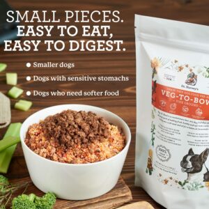 Dr. Harvey's Veg-to-Bowl Fine Ground Dog Food, Human Grade Dehydrated Base Mix for Dogs, Grain Free Holistic Mix for Small Dogs Trial Size (6.5 oz)