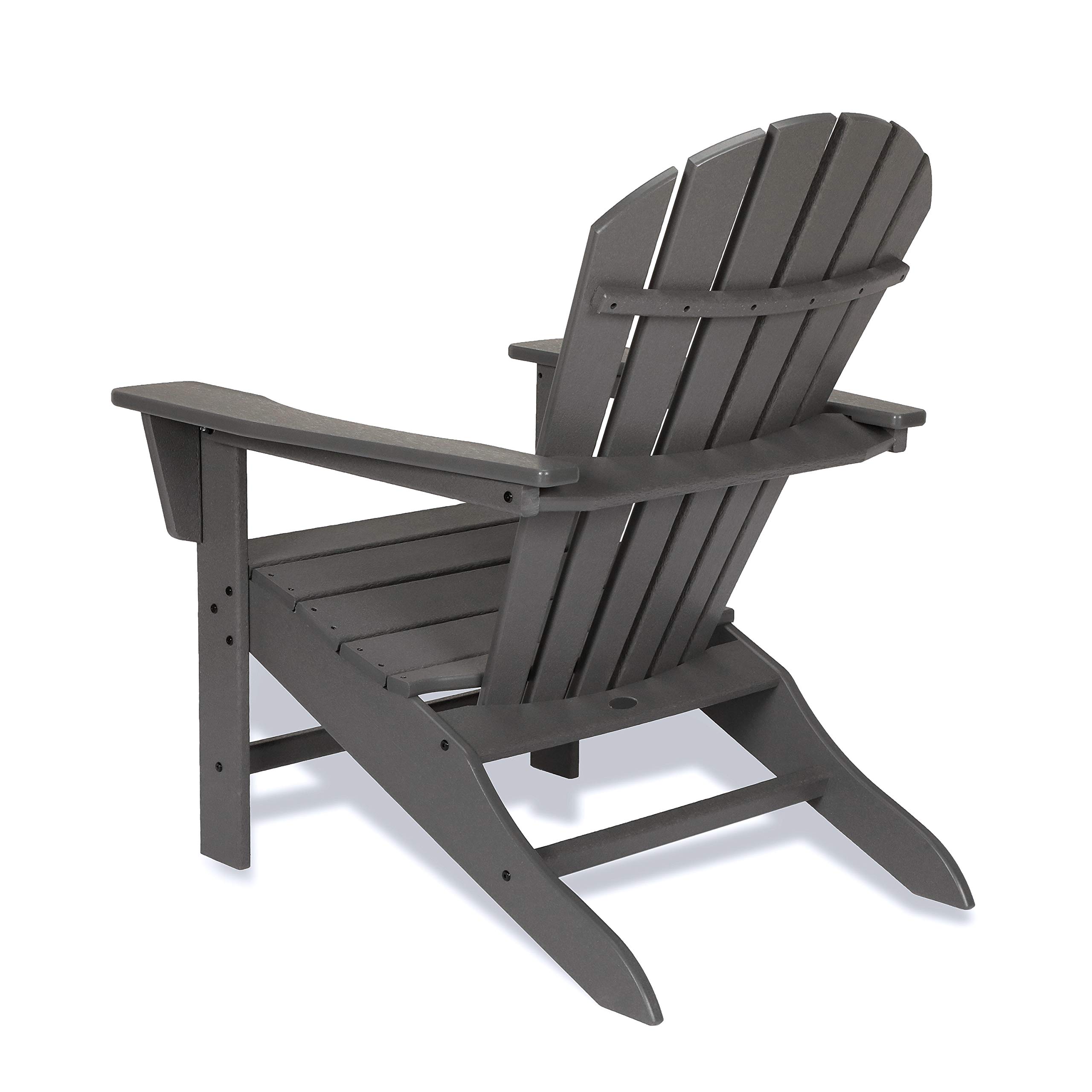 POLYWOOD South Beach 2-Piece Adirondack Chair Set with Ottoman