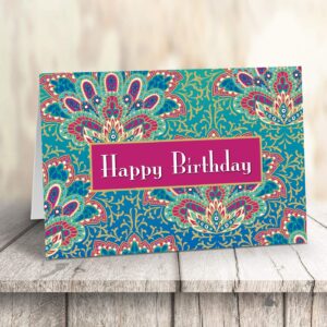 Stonehouse Collection 48 Birthday Card Assorted Pack - USA Made - 16 Unique Assorted Designs Blank Cards - Bulk Boxed Set (48 Card)