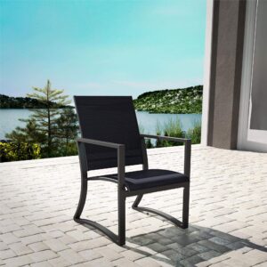 Cosco Outdoor Living 88681NBCE Cosco Outdoor Furniture Dining Chairs, Navy