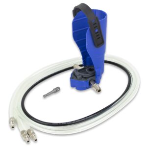 tool guy republic fluid transfer pump - powered by an air ratchet or cordless drill