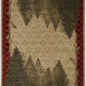 Mayberry Rugs Forest Area Rug, 2'3"x3'3, Antique