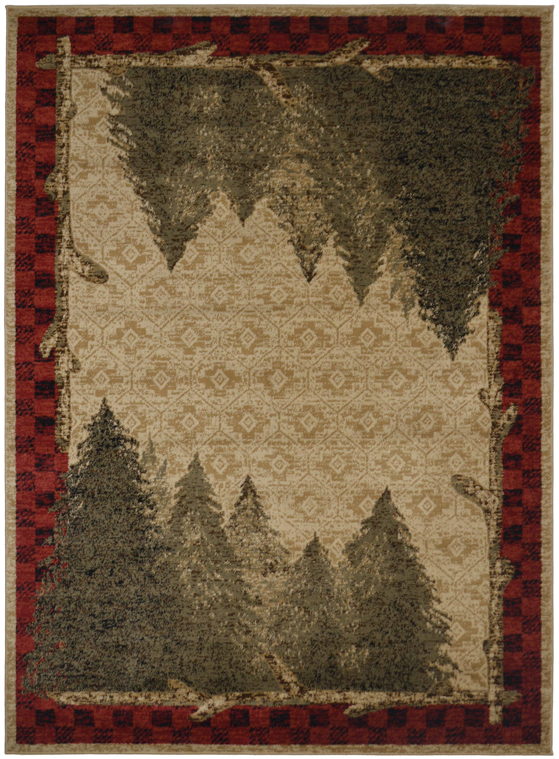 Mayberry Rugs Forest Area Rug, 2'3"x3'3, Antique