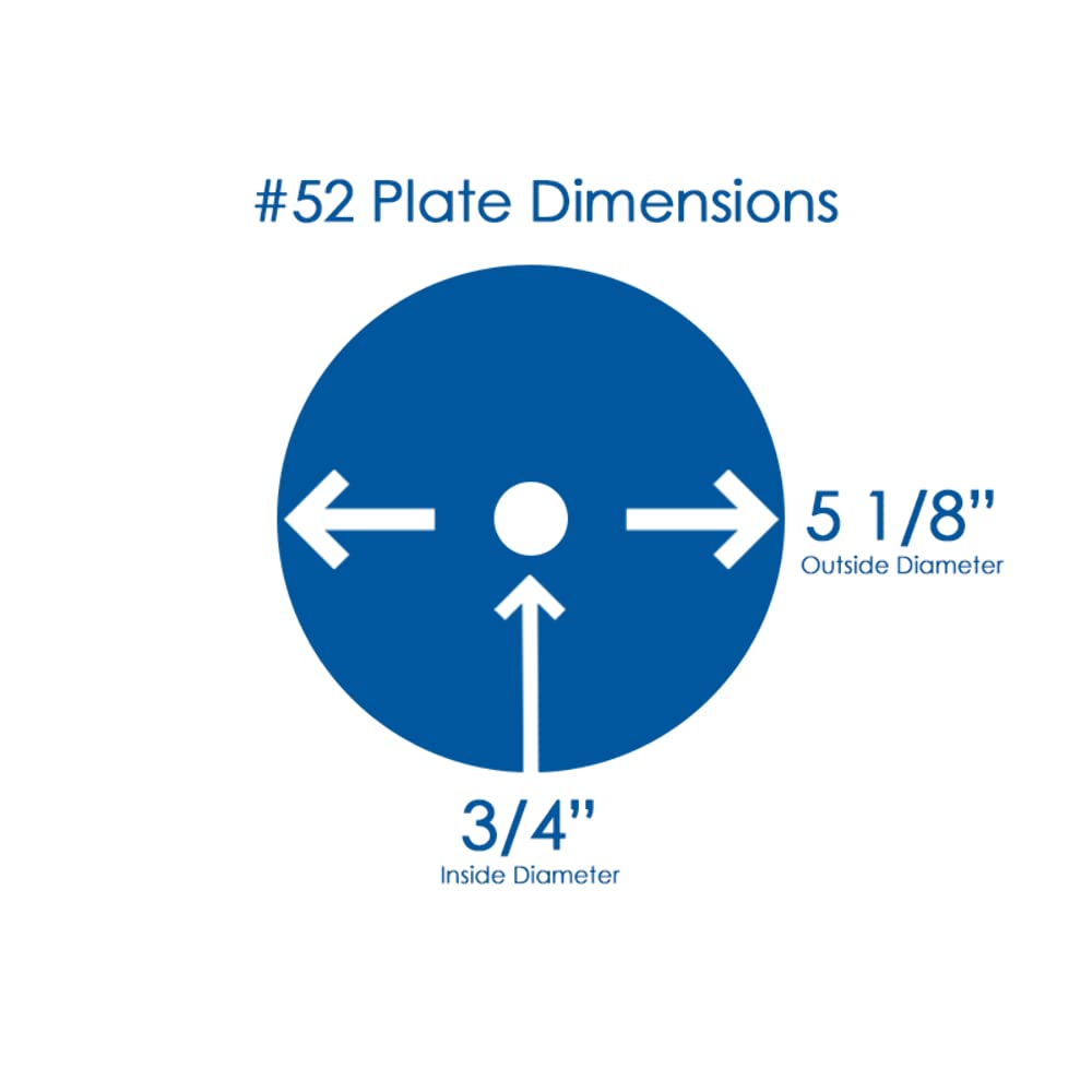 Grinder Plate #52-1/8 Hole