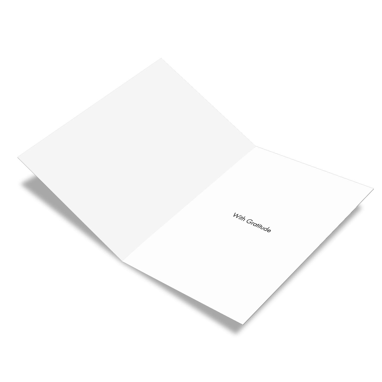 The Best Card Company Thank You Greeting Card with 5 x 7 Inch Envelope (1 Card) Many Thanks Purple C6842GTYG