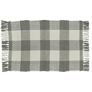 park designs wicklow check rag rug 2x3 dove