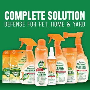 TropiClean Natural Flea & Tick Repellent Collar for Large Dogs - Natural Protection from Fleas & Ticks - Effective Pest Control Solution for Pets - Made with Natural Active Ingredients