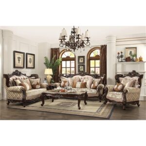 Acme Furniture Loveseat w/5 Pillows