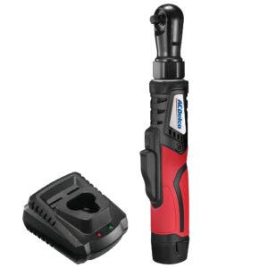 acdelco arw1210-4p g12 series 12v cordless li-ion ½” 70 ft-lbs. brushless ratchet wrench tool kit