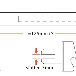 SOViK 12V DC Micro Linear Actuator 2 inch Stroke Max Force 22lbs Speed 0.5"/sec Tube Diameter 0.8" Internal Limit Switch