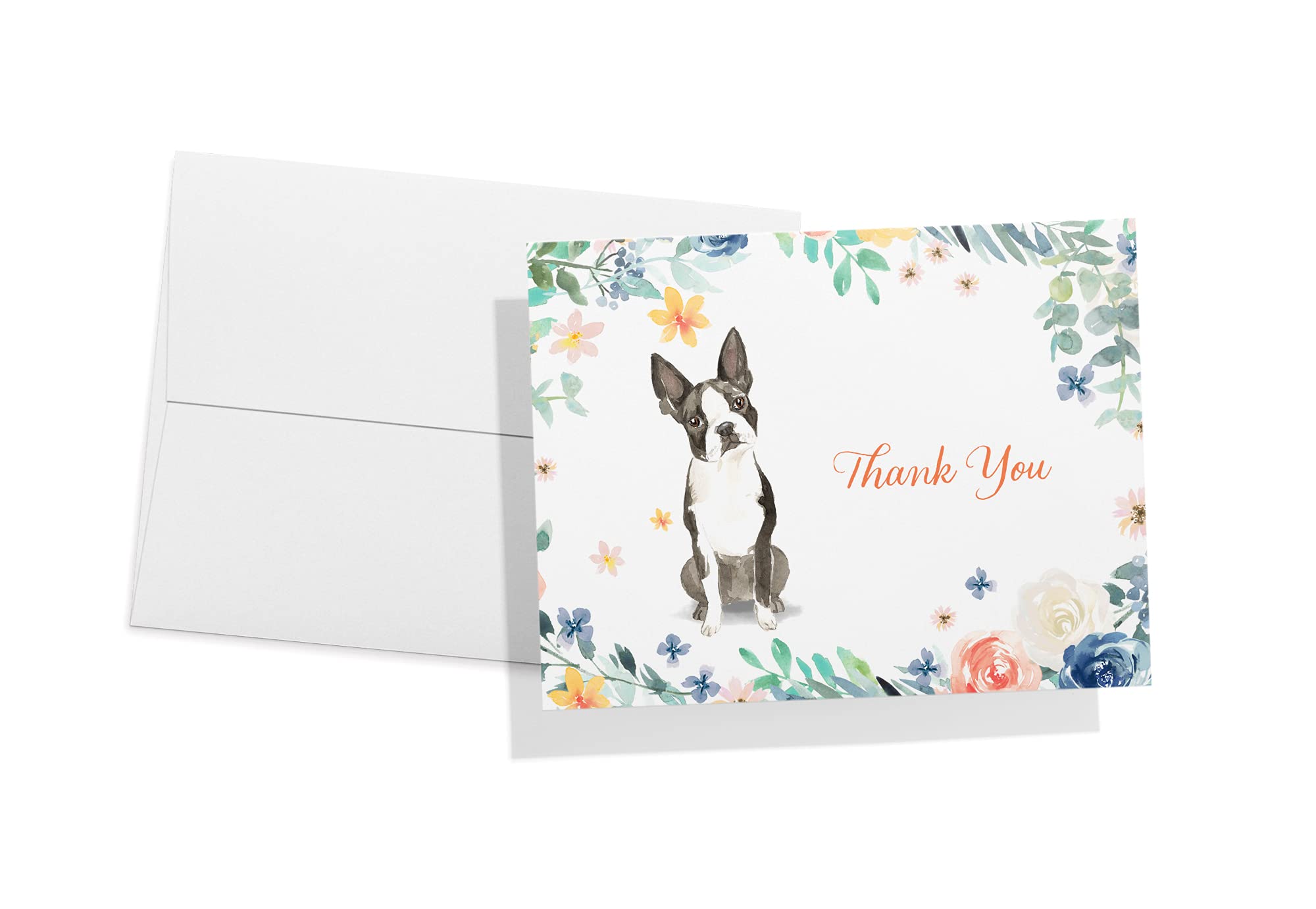 Twigs Paper Thank You Cards Dogs Design - 12 Assorted Dogs Thank You Cards with Envelopes - Made in USA Greeting Card - Eco Friendly Blank Cards and Envelopes - 5.5 x 4.25 Size Appreciation Cards