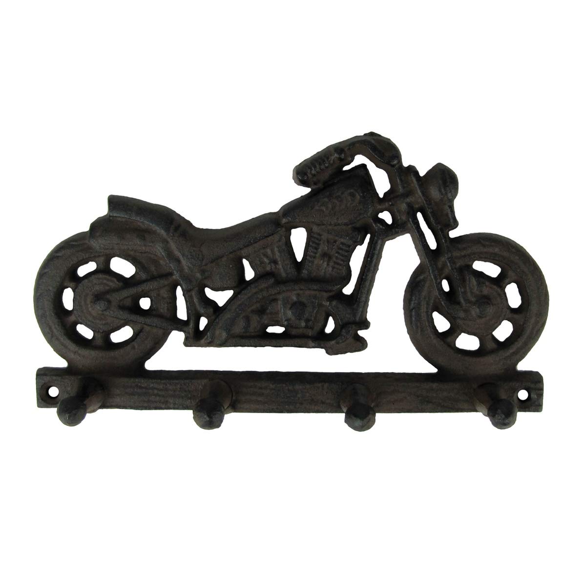 TG,LLC Treasure Gurus Metal Motorcycle Wall Hook Biker Gear Helmet Key Holder Garage Keyring Hanger