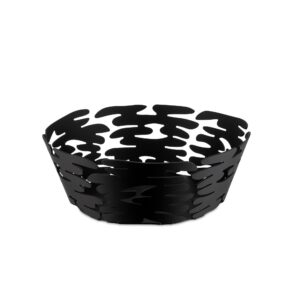 alessi barket round basket, Ø 18, black