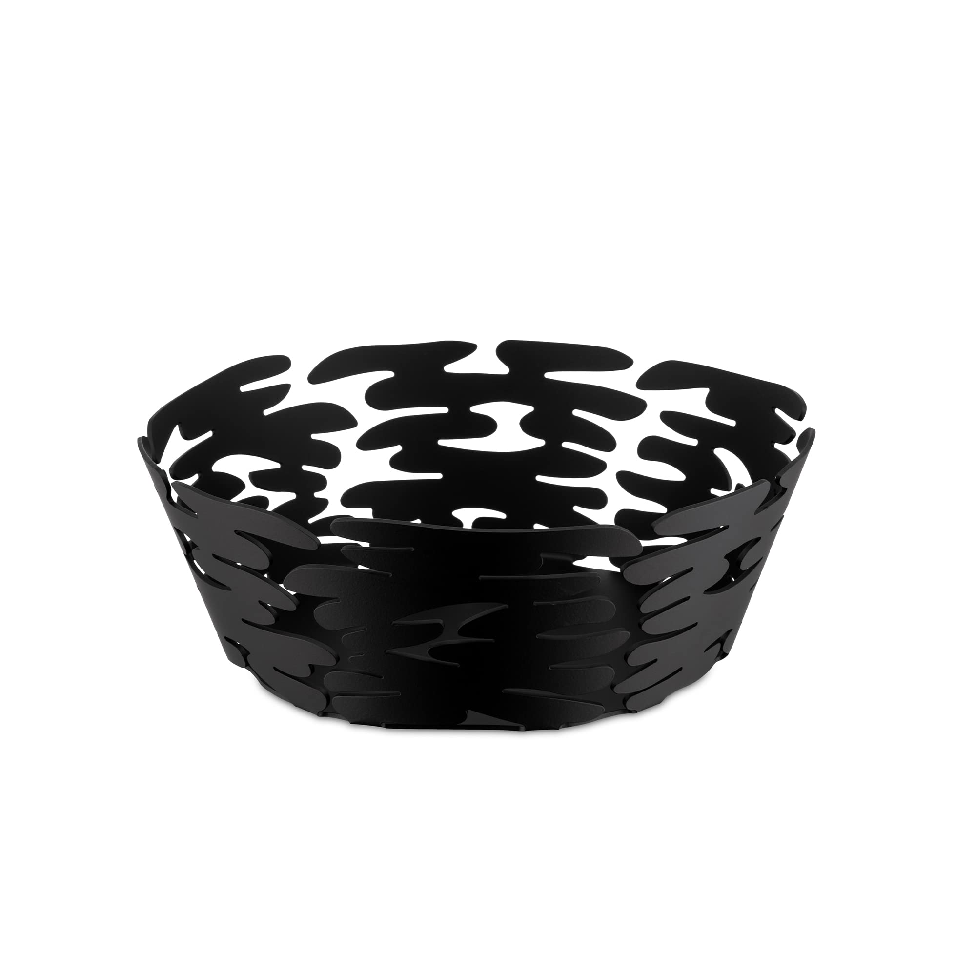 Alessi Barket Round Basket, Ø 18, black