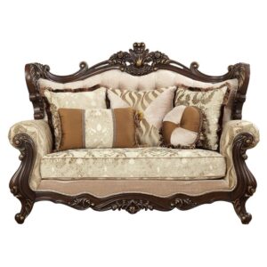 Acme Furniture Loveseat w/5 Pillows