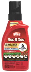 ortho bug b gon insect killer for lawn and gardens concentrate 1, 32 fl. oz. - kills spiders, ants, fleas, ticks, mosquitoes and japanese beetles - makes up to 42 gal.