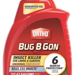 Ortho Bug B Gon Insect Killer for Lawn and Gardens Concentrate 1, 32 fl. oz. - Kills Spiders, Ants, Fleas, Ticks, Mosquitoes and Japanese Beetles - Makes Up to 42 gal.