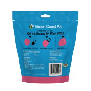 Green Coast Pet Pill-a-Pet Pill Wrap for Dogs Bacon Flavor | Made in USA | Probiotics | 60 Wraps