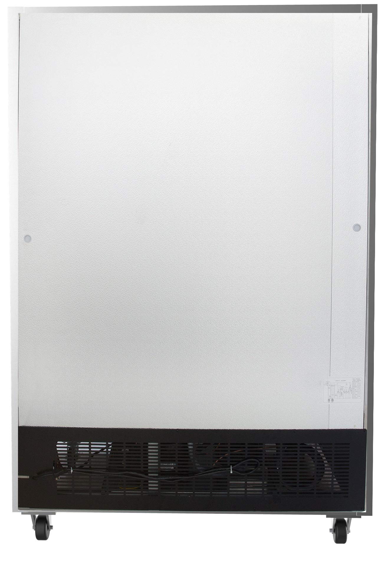 KoolMore - RIR-2D-GD 54" 2 Glass Door Commercial Reach-in Refrigerator Cooler with LED Lighting - 47 cu. ft, Stainless Steel