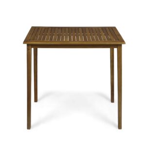 christopher knight home polaris bar table, teak finish