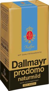 dallmayr prodomo ground coffee naturmild - 100% arabica - 500 g, dallmayr i germany