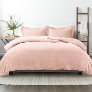 linen market duvet cover king size (pink) - experience hotel-like comfort with unparalleled softness, exquisite prints & solid colors for a dreamy bedroom – king duvet cover set with 2 pillow shams