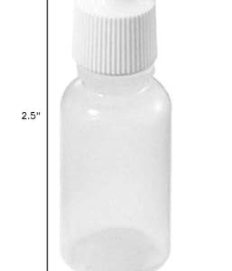 LASSUM 10PCS 15ml Empty Plastic Dropper Bottle Squeezable Eye Liquid Dropper Bottles Small Dropper