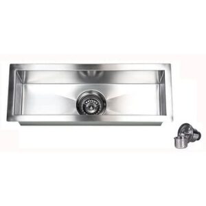 23-inch stainless steel 16 gauge undermount kitchen prep island bar sink