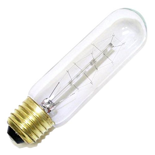 KOR T10/120V -Tubular - 120V - Medium (E26) Base - Incandescent Light Bulb (Clear, 25 WATT-4 Pack)