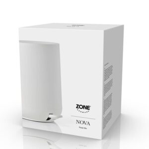 Zone Denmark Modern Elegance Nova Bathroom Bin, Cosmetic Bin, and Waste Bin - Sleek Design for Stylish Bathrooms and Efficient Waste Management