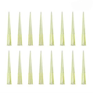 pipette tips 200 ul 1000 pcs clear yellow laboratory universal plastic liquid pipette pipettor tips