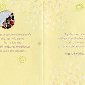 Designer Greetings for Someone Special Sequin Filled Die Cut Window Age 70 / 70th Birthday Card