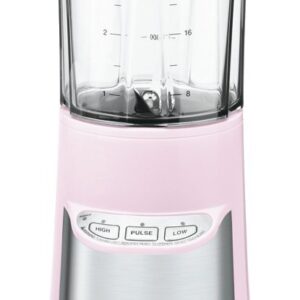 Cuisinart CPB-300PK SmartPower 15-Piece Compact Portable Blending/Chopping System, Pink (Renewed)