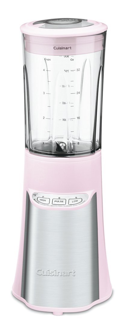 Cuisinart CPB-300PK SmartPower 15-Piece Compact Portable Blending/Chopping System, Pink (Renewed)