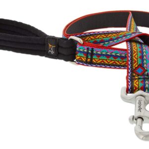 Lupine Dog Leash 1" Wide El Paso Design 6-Foot Long with Padded Handle