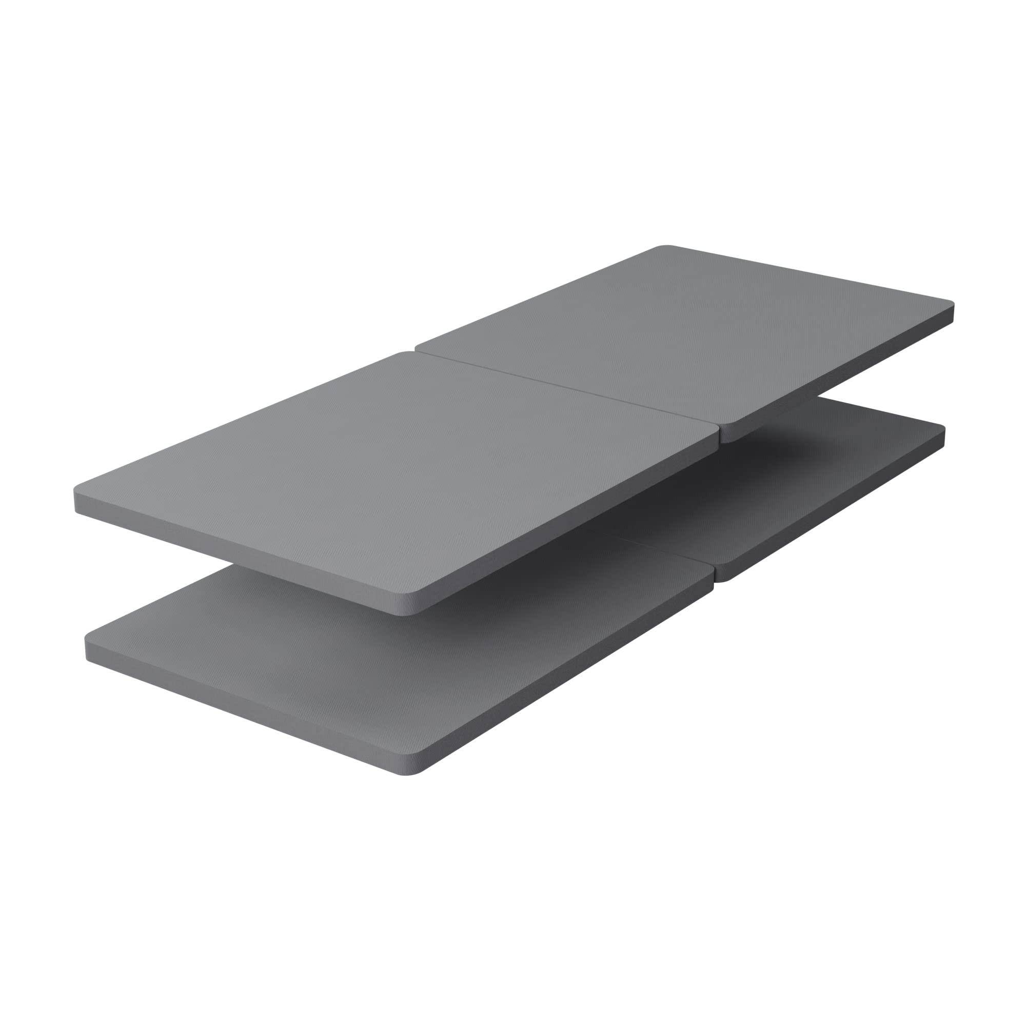 Mayton 1.5-Inch Split Fully Assembled Bunkie Board for Mattress/Bed Support, Queen Grey.