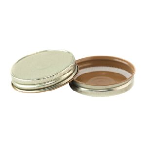 north mountain supply b07pblcchv regular mouth metal one piece mason jar safety button lids (pack of 72, gold hi-heat)