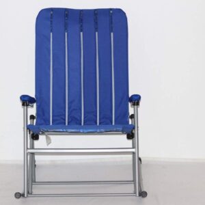 EEZ RV Products Premium Patio/Outdoor Folding Rocking Chair - Blue