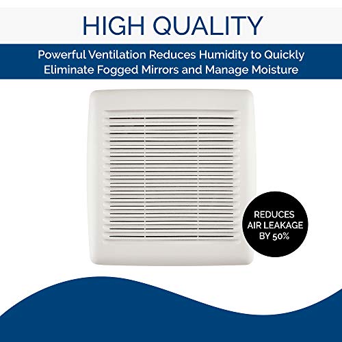 Broan-NuTone AE50110DC Flex DC Series ENERGY STAR Certified Bathroom Ventilation Fan, Medium, White