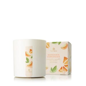 thymes candle - 8 oz - mandarin coriander