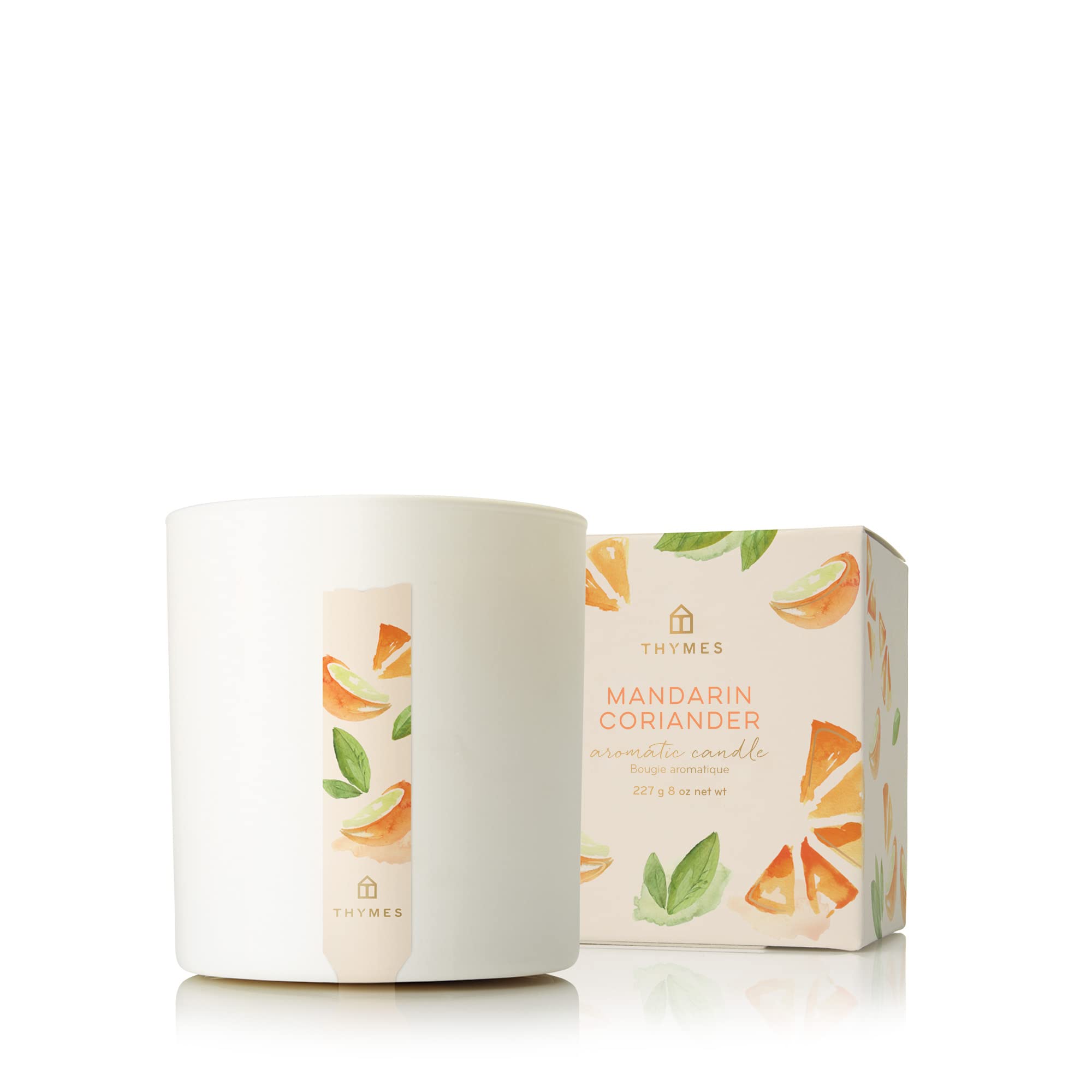 Thymes Candle - 8 Oz - Mandarin Coriander